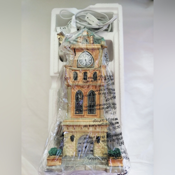 Lemax | Holiday | Lemax Christmas Village Municipal Clock Tower ...